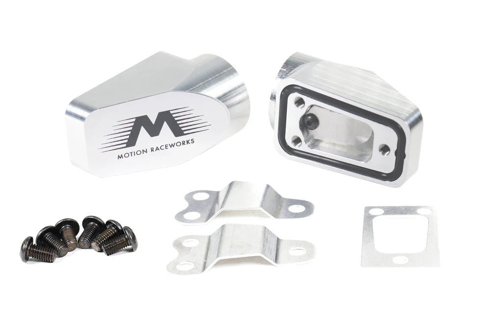 Motion Raceworks Billet Valve Cover Breathers Clear Anodized (Pair ...